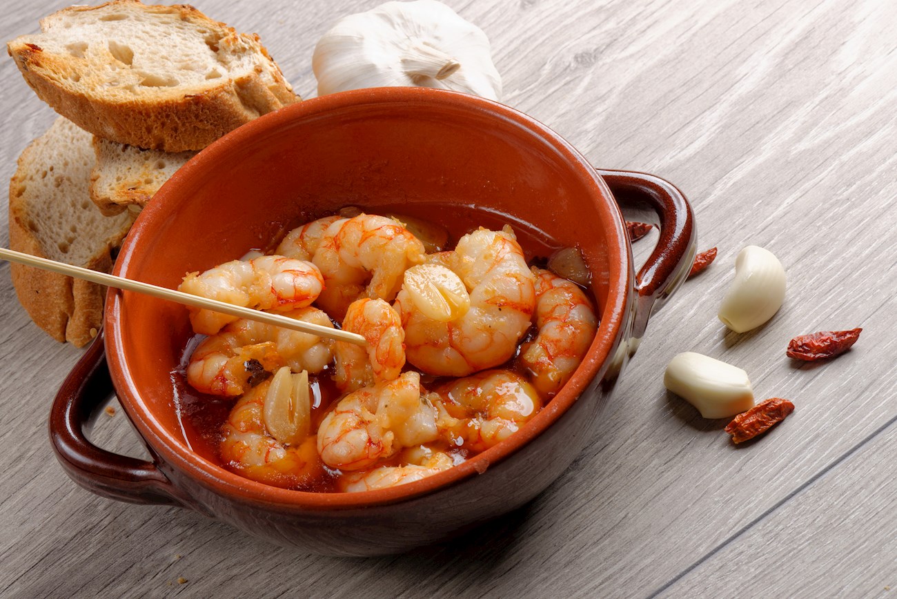 Gambas al Ajillo | Traditional Shrimp/Prawn Dish From Spain
