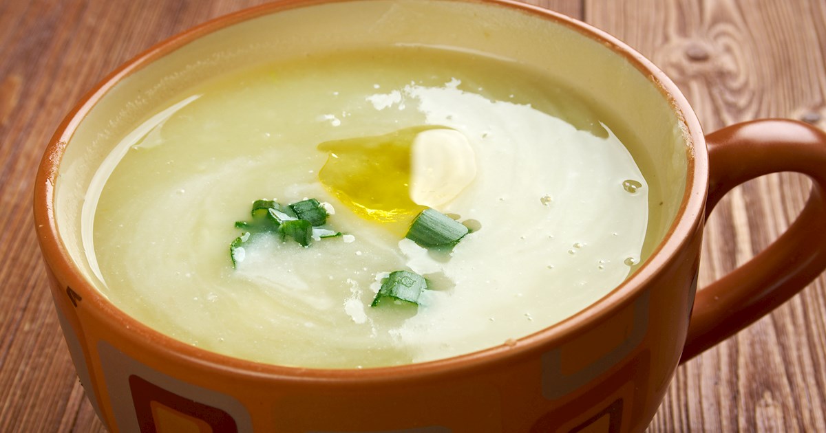 Potage Parmentier | Traditional Vegetable Soup From France, Western Europe