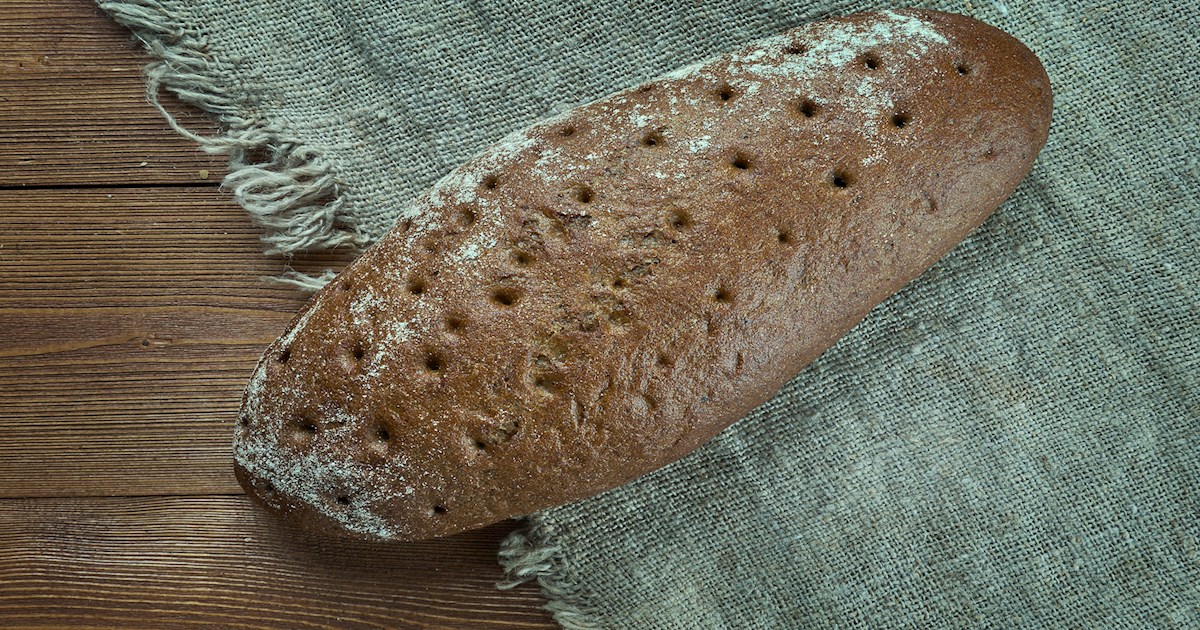 Rupjmaize Traditional Rye Bread From Latvia Baltic