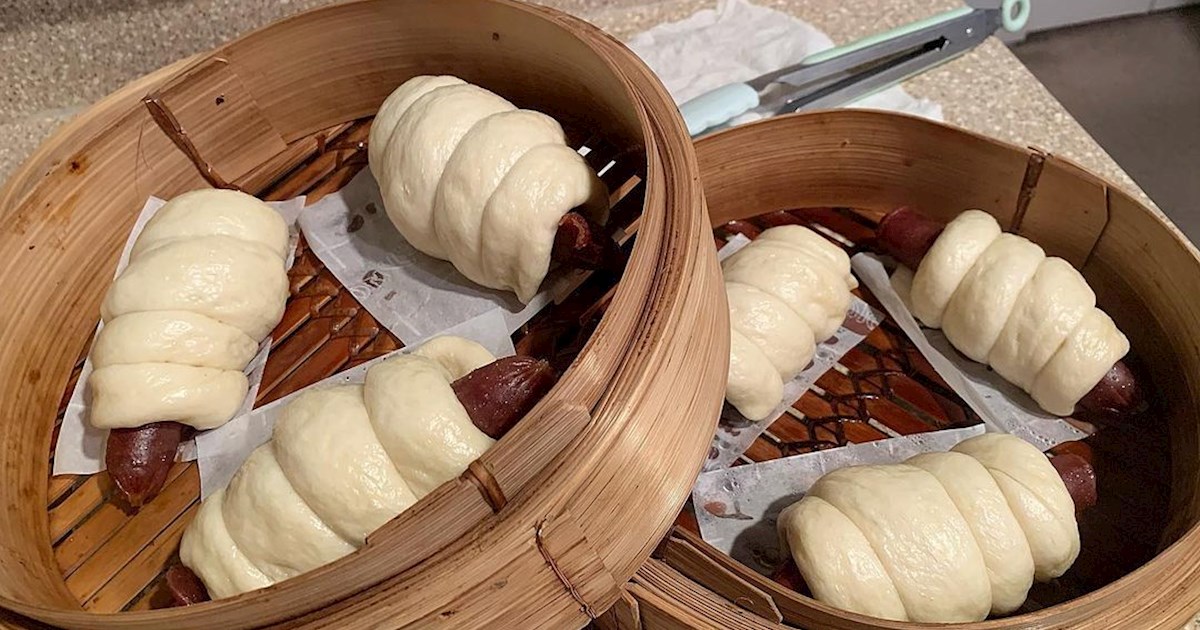 Lap Cheong Bao | Traditional Snack From Guangdong, China