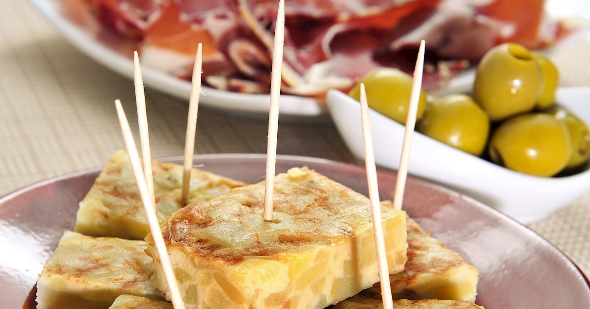 Pincho de Tortilla | Traditional Appetizer From Basque Country, Spain