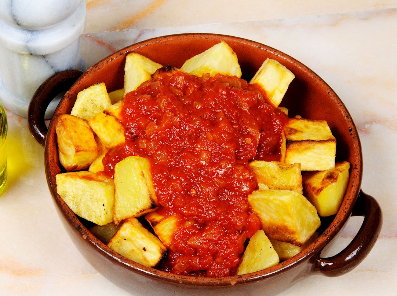 Patatas Bravas | Traditional Snack From Madrid, Spain