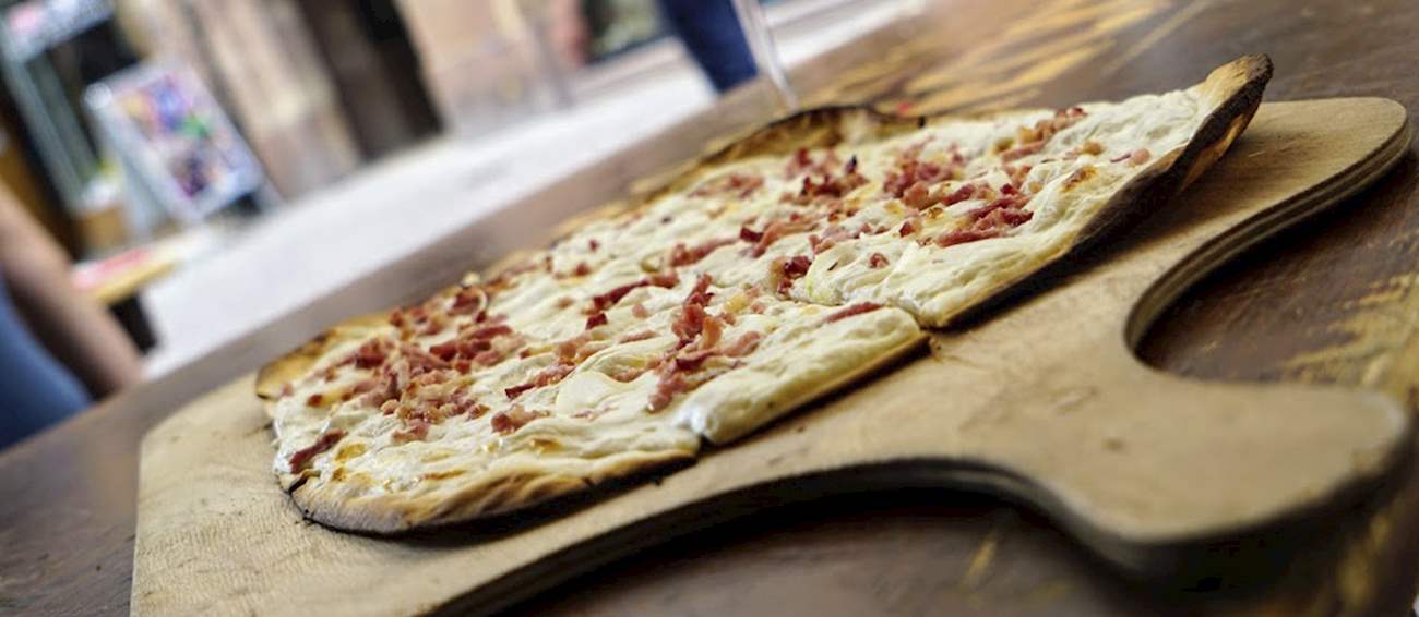 Tarte Flambée | Traditional Snack From Alsace, France