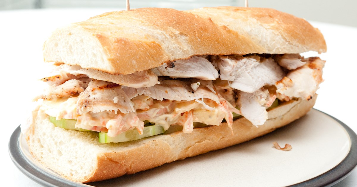 Bocadillo de Pollo | Traditional Sandwich From Spain, Western Europe