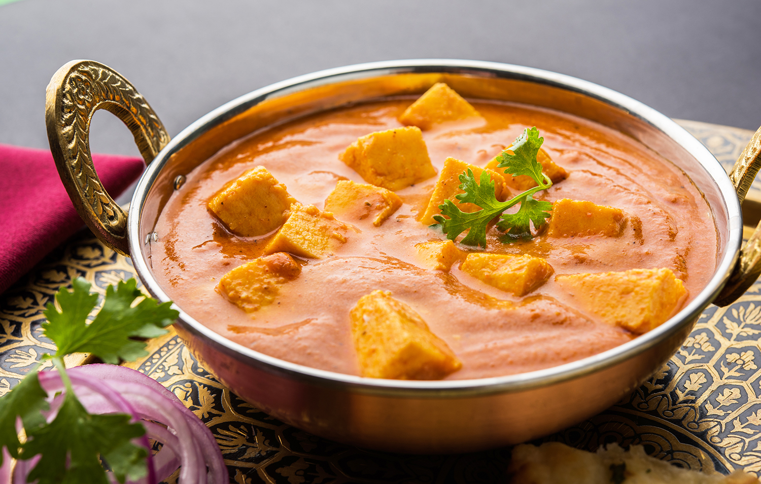 Paneer Makhani Traditional Cheese Dish From Punjab India Paneer Makhani Traditional Cheese Dish From Punjab India