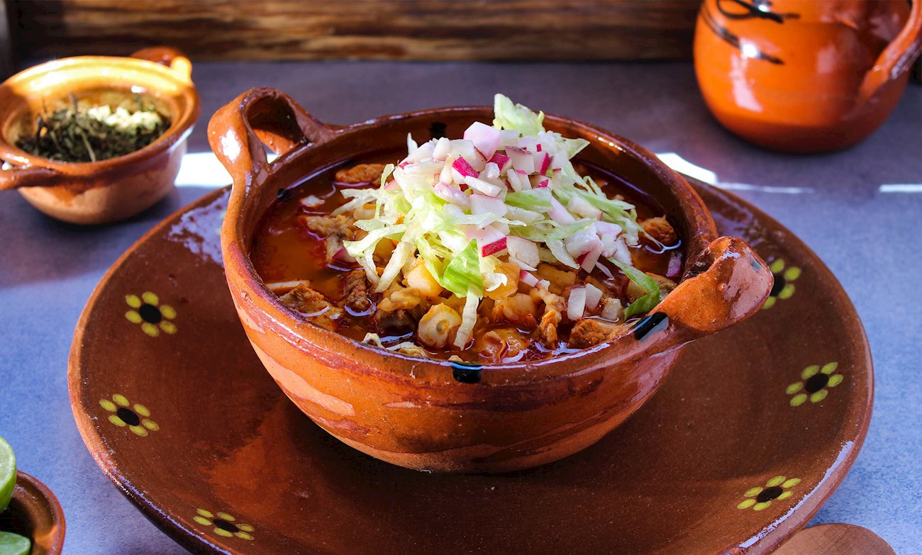 Pozole Rojo | Traditional Stew From Mexico