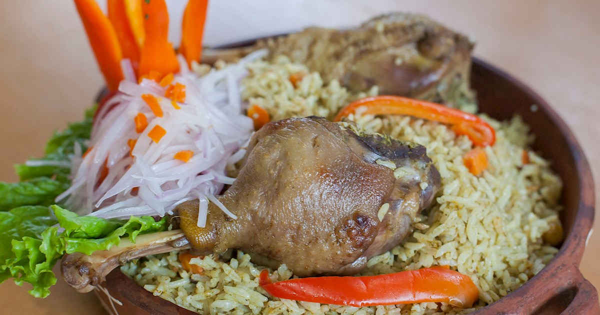 Arroz Con Pato a la Chiclayana | Traditional Rice Dish From Chiclayo, Peru