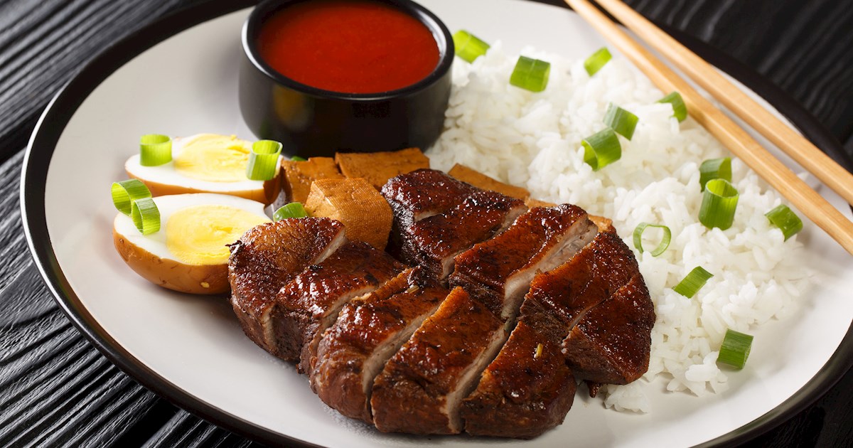Braised Duck Rice | Traditional Duck Dish From Singapore, Southeast Asia