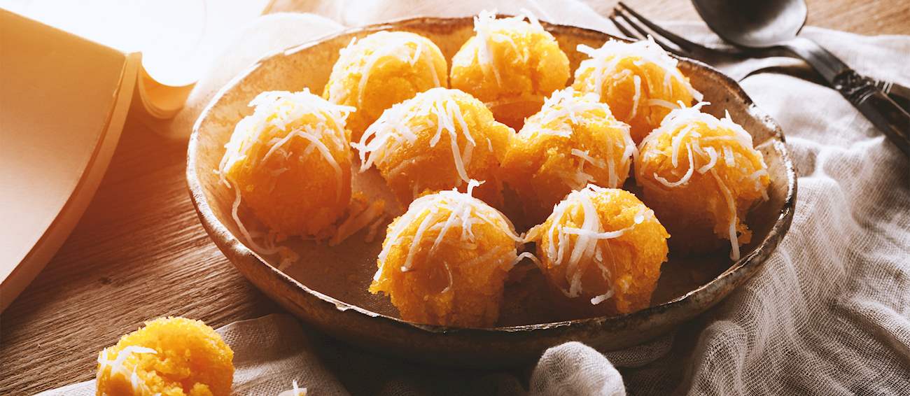 Khanom Tan | Traditional Dessert From Thailand, Southeast Asia