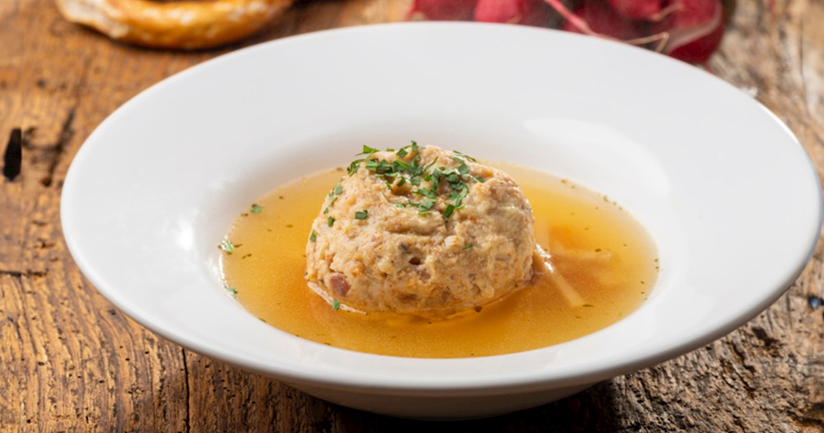 Leberknödelsuppe | Traditional Soup From Austria, Central Europe