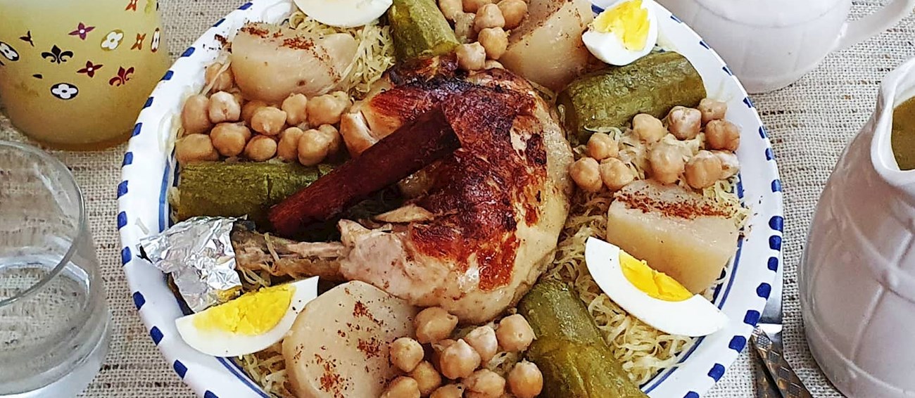 Rechta | Traditional Noodle Dish From Algiers, Algeria