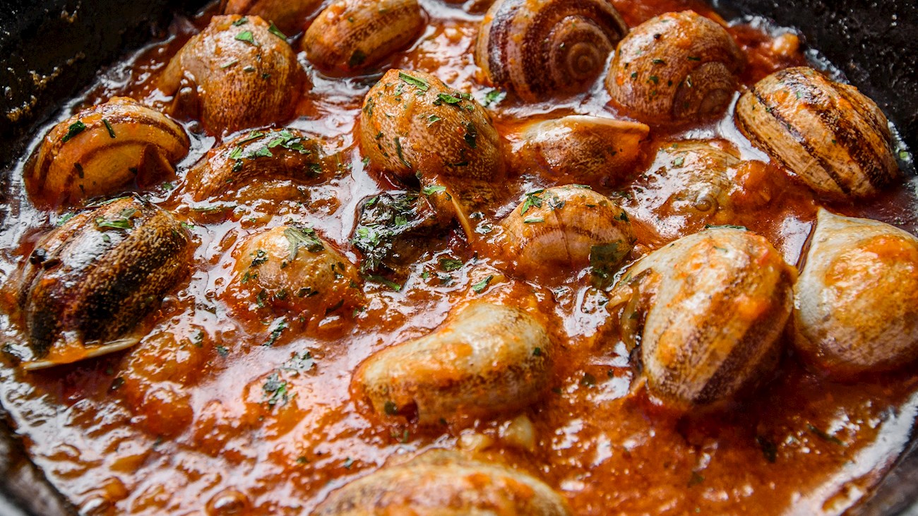 Lumache Alla Romana | Traditional Snail Dish From Metropolitan City of ...