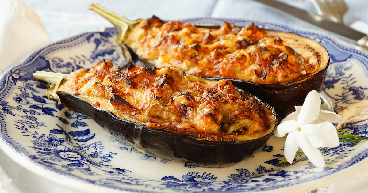 Berenjenas Rellenas | Traditional Vegetable Dish From Spain, Western Europe