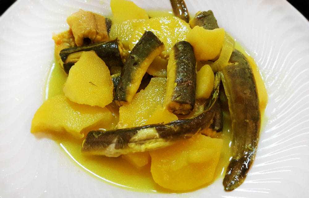 Caldeirada De Enguias Traditional Stew From Aveiro Portugal