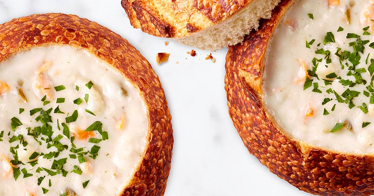Californian Clam Chowder In Boudin Bakery Cafe | TasteAtlas ...