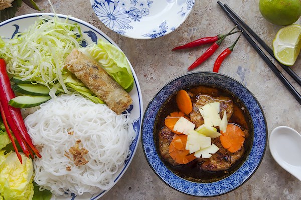 Bún Chả | Traditional Pork Dish From Hanoi, Vietnam