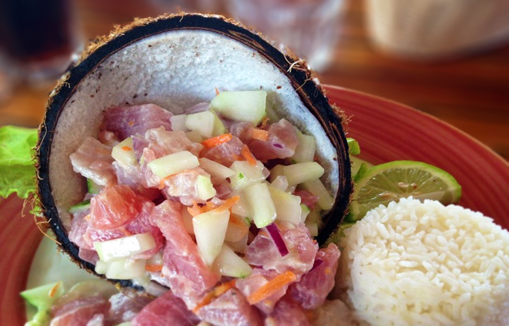 Poisson Cru | Traditional Saltwater Fish Dish From Tahiti, French Polynesia