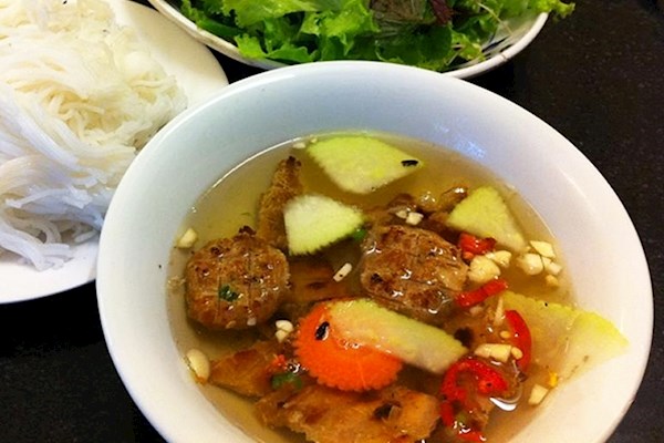 Bún Chả | Traditional Pork Dish From Hanoi, Vietnam