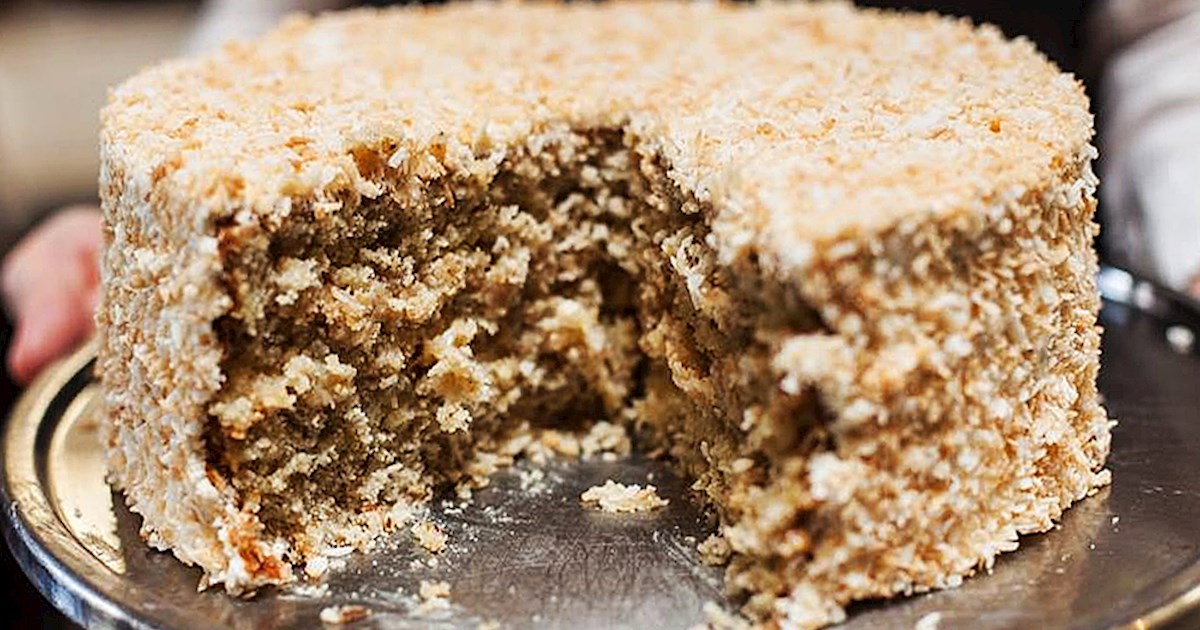 Coconut Cake In Chez Fonfon | TasteAtlas | Recommended authentic ...