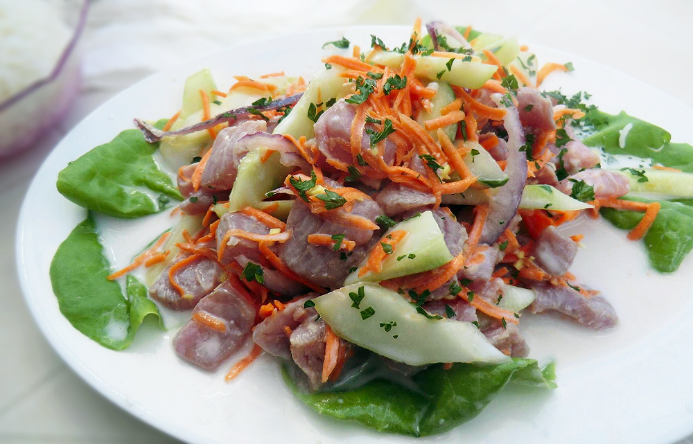 Poisson Cru | Traditional Saltwater Fish Dish From Tahiti, French Polynesia