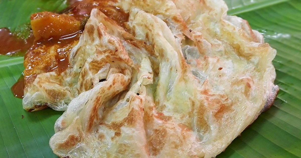 Roti Canai In Raju's Banana Leaf | TasteAtlas | Recommended authentic ...