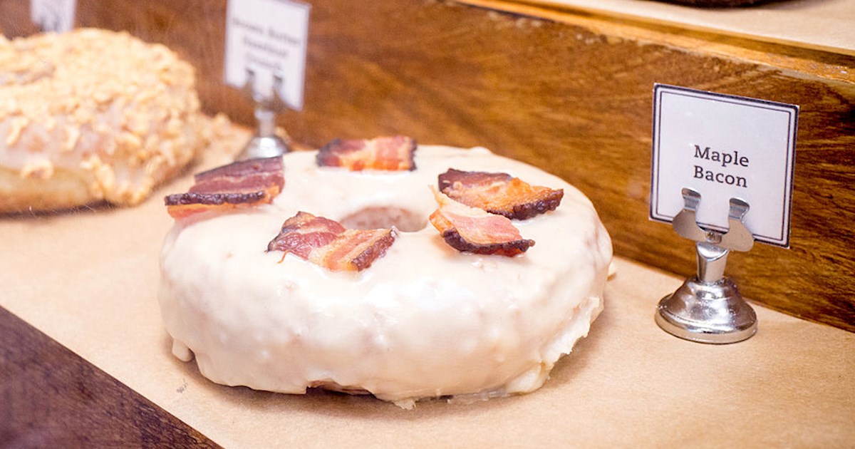 Maple Bacon Donut In Union Square Donuts | TasteAtlas | Recommended ...