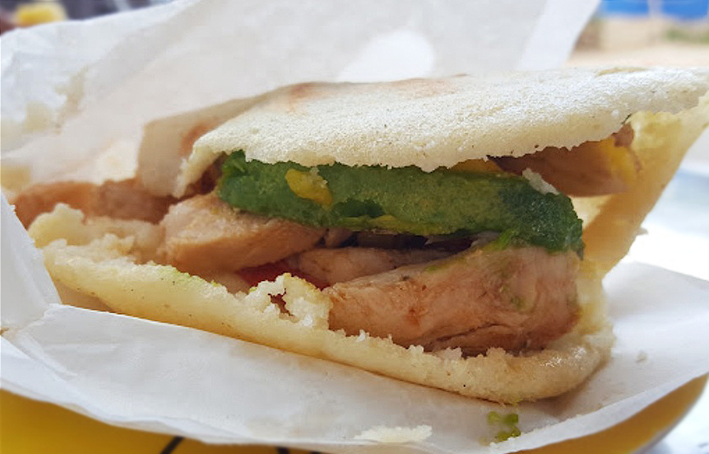 Arepa In Las Arepas de Los Hermanos Moya | TasteAtlas | Recommended ...