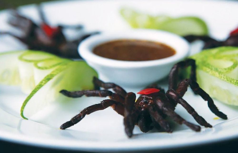 Fried Spider | Traditional Street Food From Skun, Cambodia | TasteAtlas