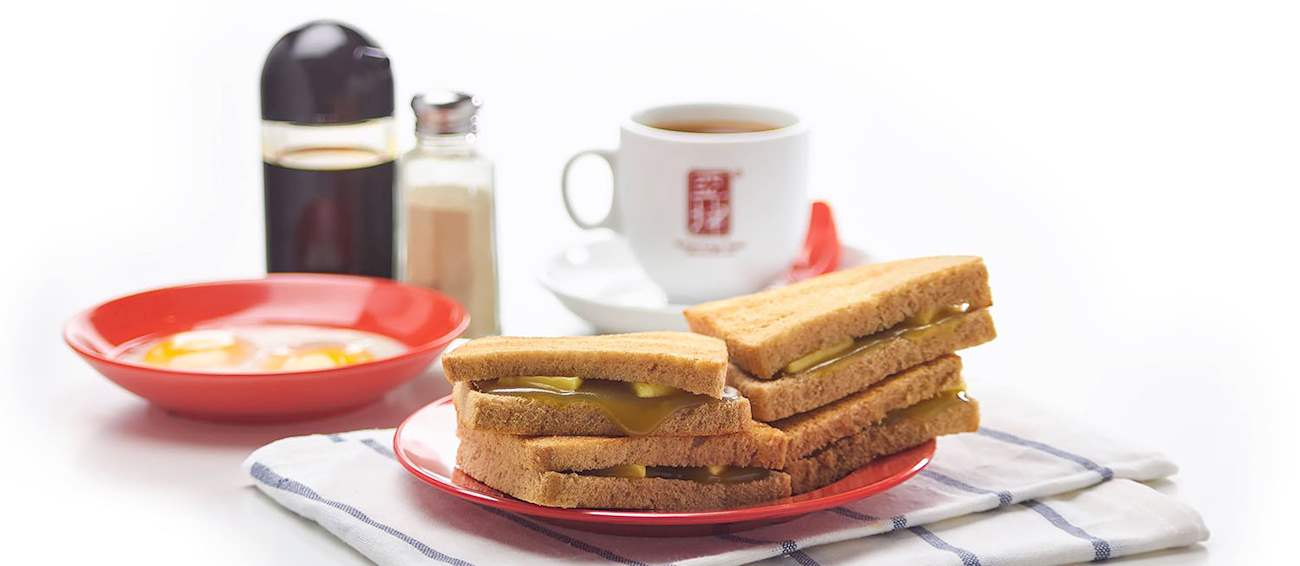 Kaya Toast In Ya Kun Kaya Toast | TasteAtlas | Recommended authentic ...