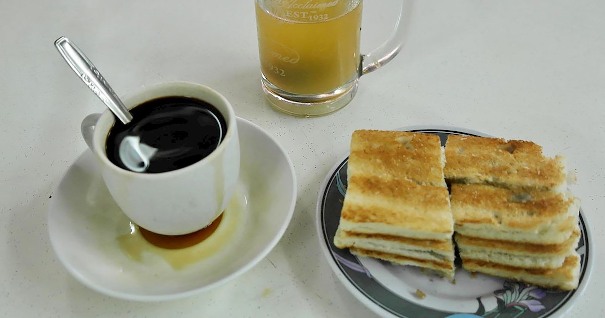 Kaya Toast In Tong Ah Eating House | TasteAtlas | Recommended authentic ...