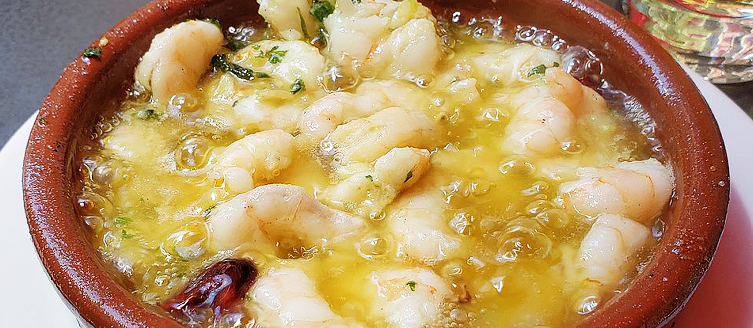 Gambas al Ajillo | Traditional Shrimp/Prawn Dish From Madrid, Spain