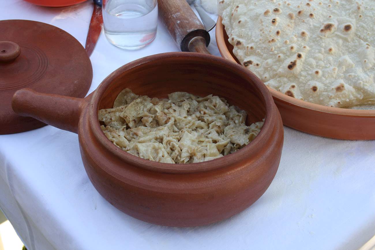 Zagorski Mlinci Local Pasta Variety From Zagorje Croatia