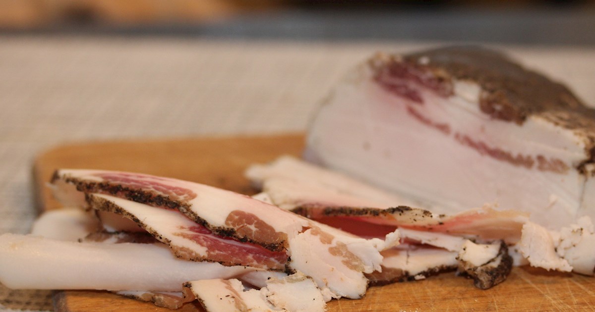 Guanciale | Local Cured Pork From Italy, Western Europe