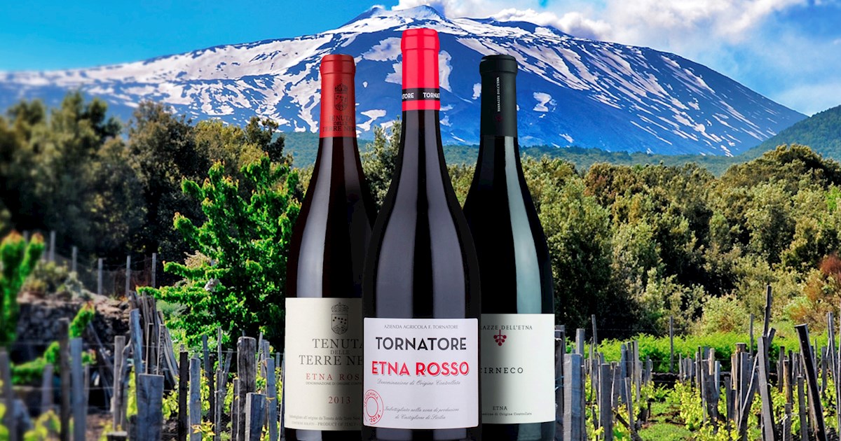 Etna Rosso | Local Wine Appellation From Metropolitan City of Catania ...