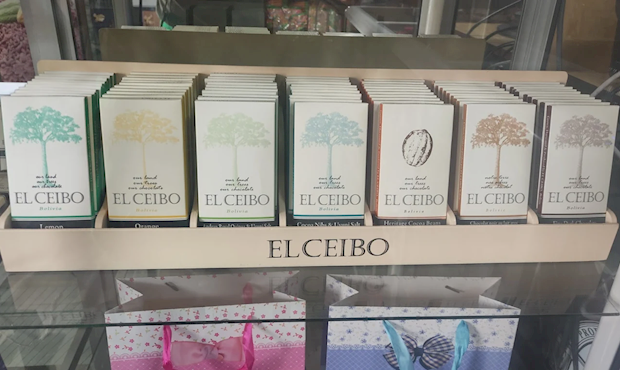 Chocolates El Ceibo Fine Dark Chocolate Granos de Cacao Orgánico 75% ...
