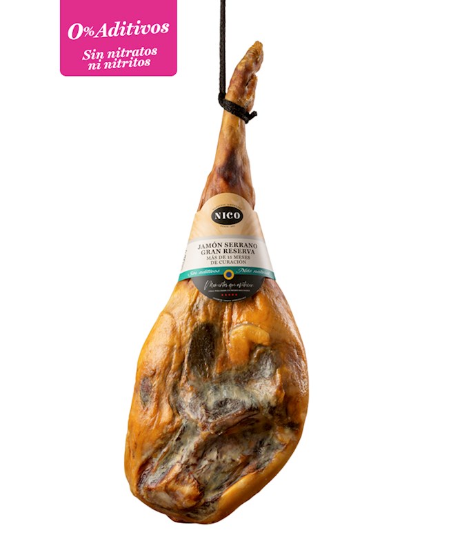 Nico Jamones Jamón Serrano Gran Reserva Sin Aditivos - Best Gourmet ...