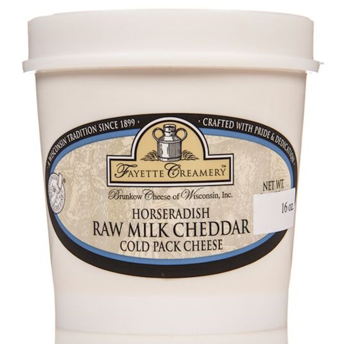 Brunkow Cheese of Wisconsin Raw Milk Cheddar with Horseradish - Best ...