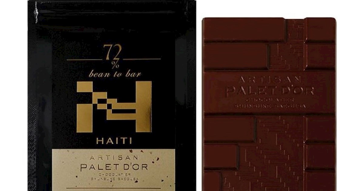 Chocolatier Palet D'or Artisan Tablet Haiti Bitter 72% - Best Gourmet ...