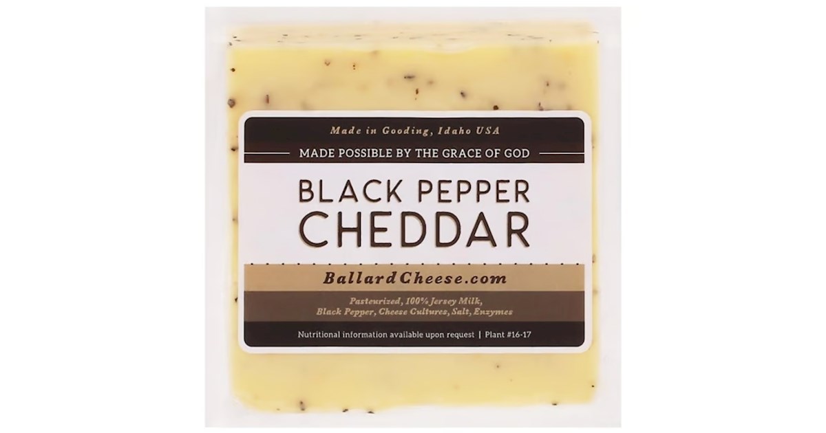 Ballard Cheese Idaho Pepper Cheddar - Best Gourmet Products | TasteAtlas