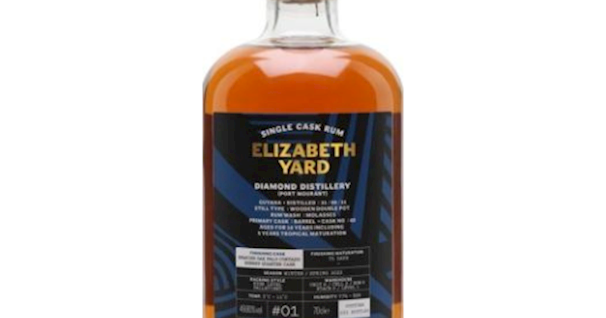 Holyrood Distillery Elizabeth Yard Diamond (Port Mourant) 10 Year Old ...