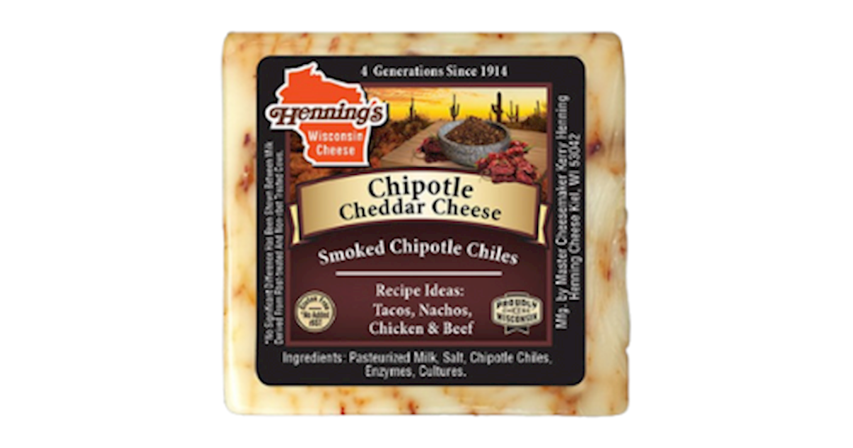 Henning's Cheese Chipotle Cheddar - Best Gourmet Products | TasteAtlas
