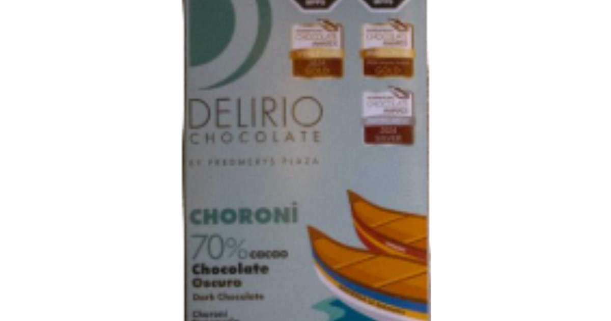 Delirio Chocolate Choroní 70% Cacao - Best Gourmet Products | TasteAtlas