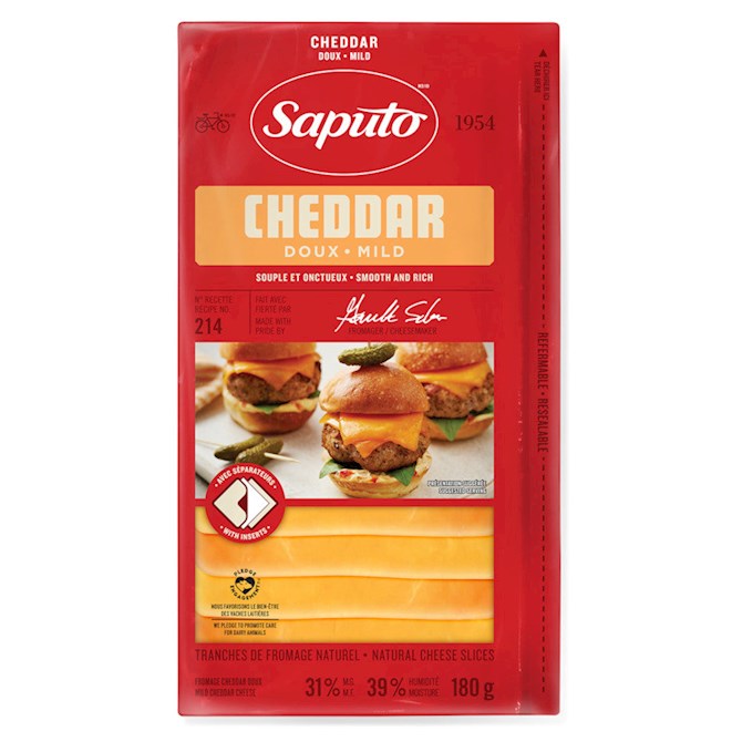 Saputo Cheddar Cheese Mild - Best Gourmet Products | TasteAtlas