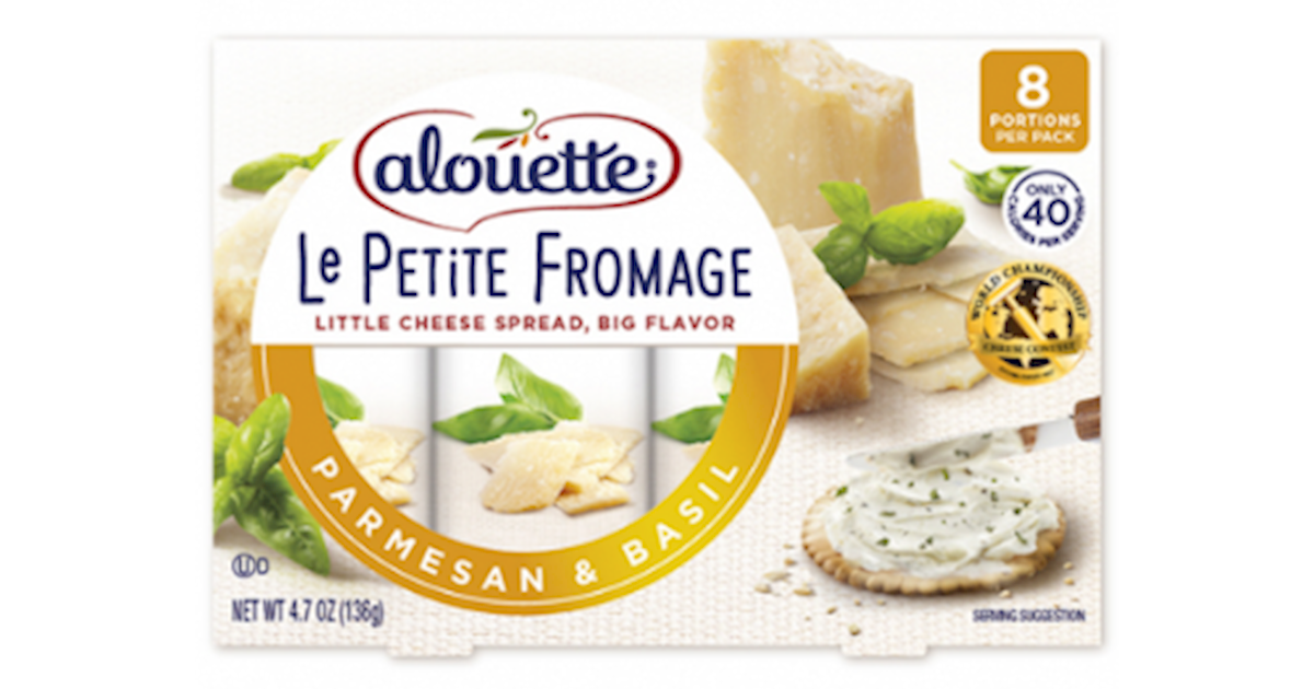 Alouette Cheese Le Petite Fromage Parmesan Basil - Best Gourmet ...