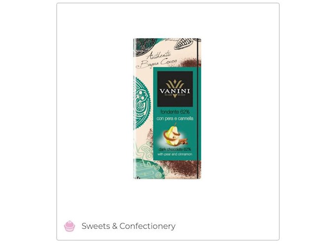 Icam Spa Vanini Dark Chocolate 62% with Pear and Cinnamon - Best ...
