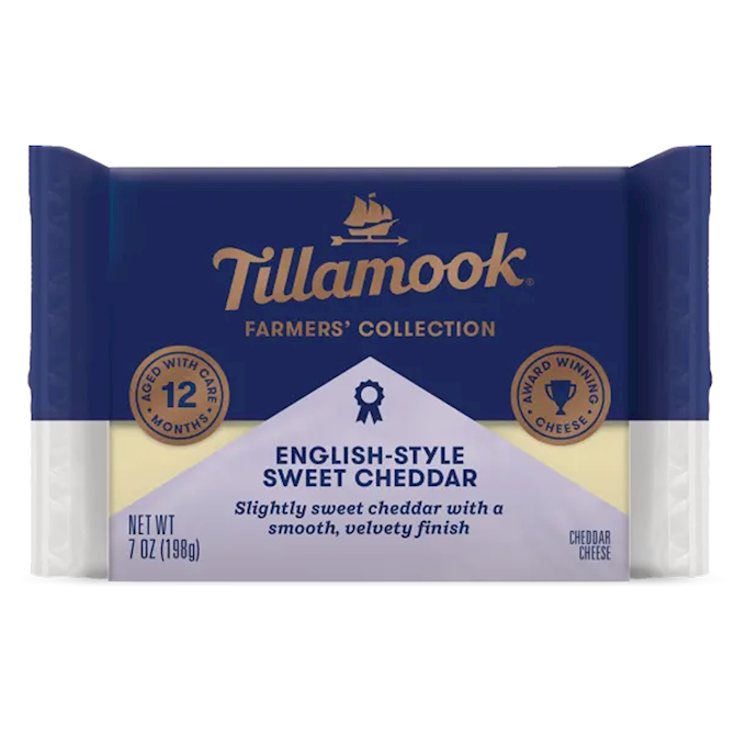 Tillamook County Creamery English Style Sweet Cheddar - Best Gourmet ...