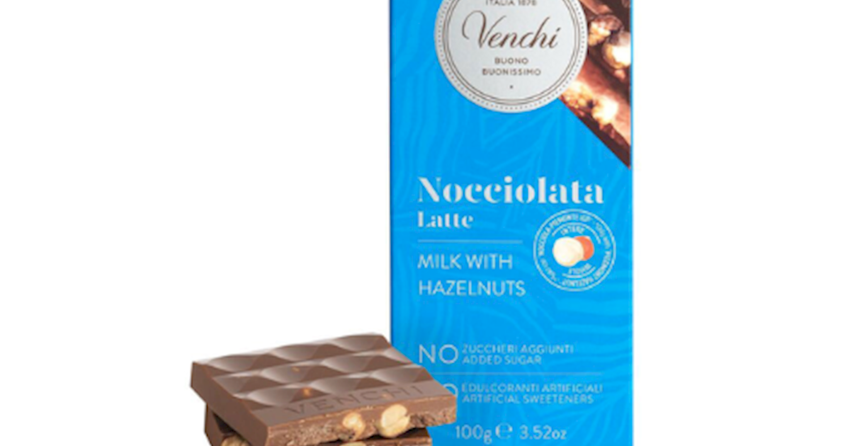 Venchi No Added Sugar Milk Hazelnut Bar - Best Gourmet Products ...