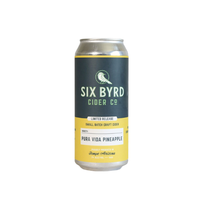 Six Byrd Cider Pura Vida Pineapple - Best Gourmet Products | TasteAtlas
