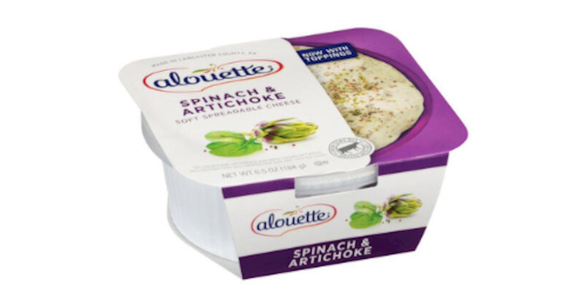 Alouette Cheese Spinach & Artichoke Soft Spreadable Cheese - Best ...