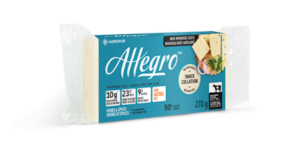 Agropur Allegro Cheese Probio 7% - Best Gourmet Products | TasteAtlas